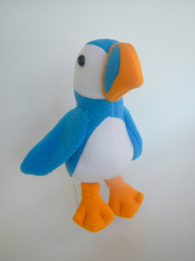 Puffin Sewing Pattern-toy-softie-bird-6-9 Inches Tall-made - Etsy