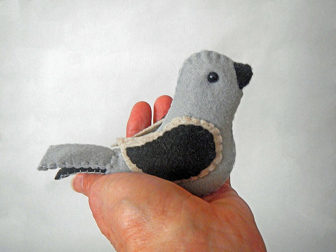 Wool Felt Bird Sewing Pattern: 4-inch Softie, Ornament (PDF) - Etsy