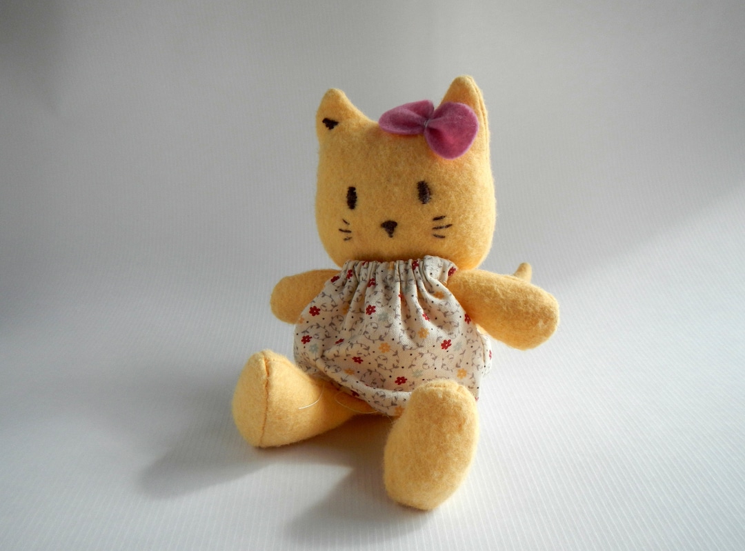 Cat/kitten Sewing Pattern-instant Download-pdf-5-6 Inches Tall, Small ...