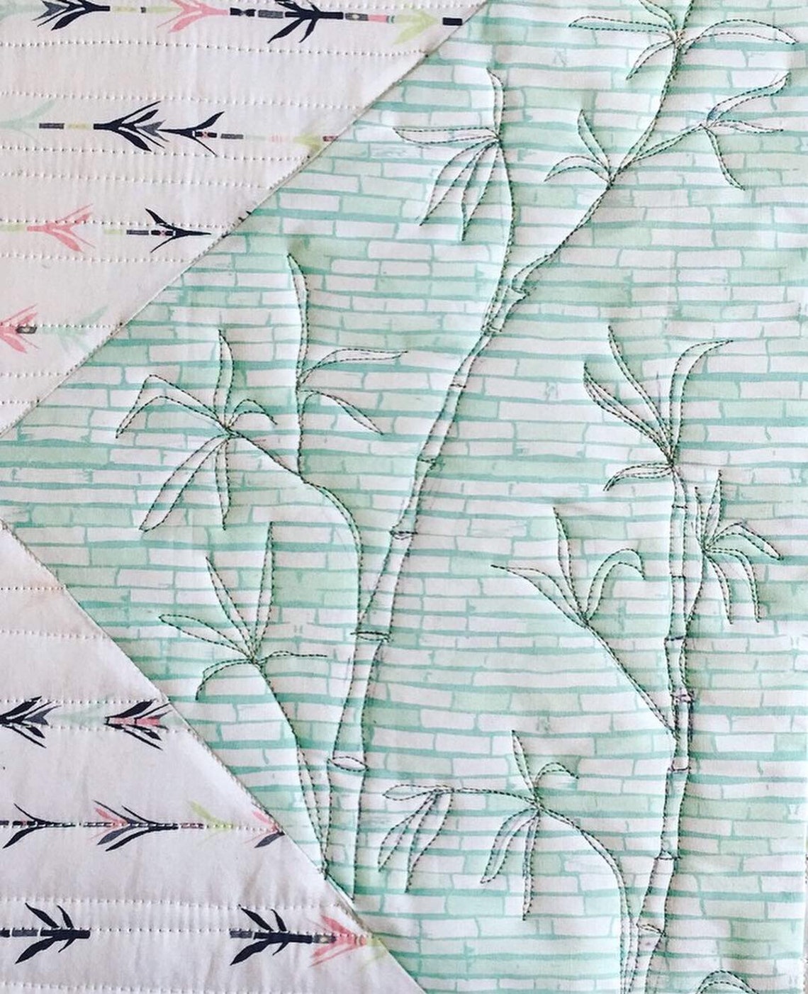 Quilt Pattern Peeking Panda Baby PDF // Baby Panda//baby | Etsy