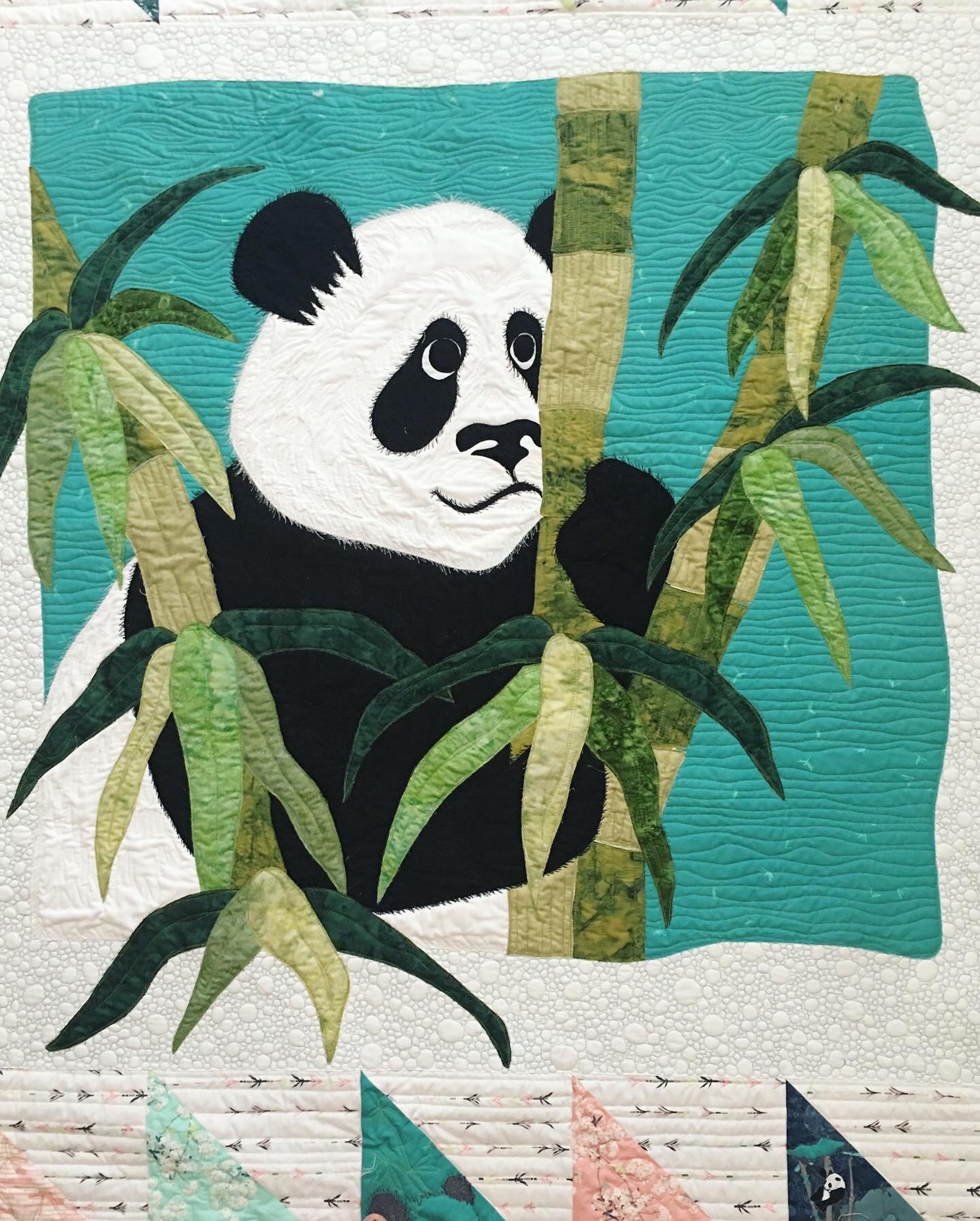Baby Panda Quilt // Panda Quilt // Baby Shower Gift // Nursery Quilt ...
