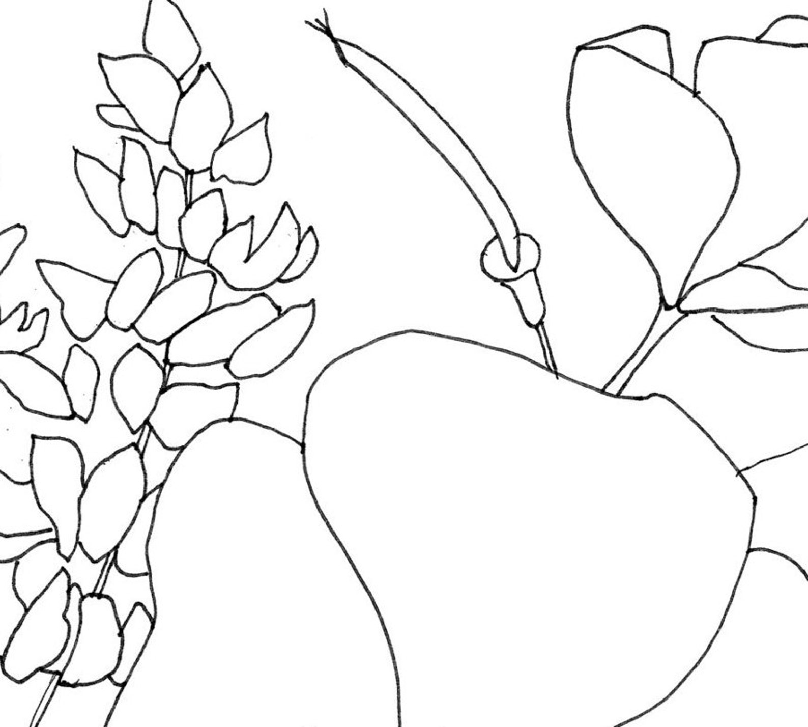 Quilt Pattern PDF //poppies and Lupine Mini Quilt Pattern // Art Quilt ...