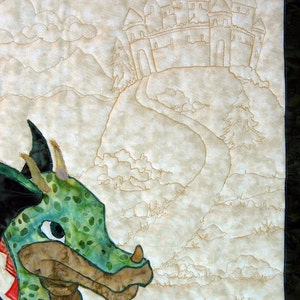 Baby Quilt Pattern PDF // Dragon Quilt // Baby Shower Gift, Baby Boy ...