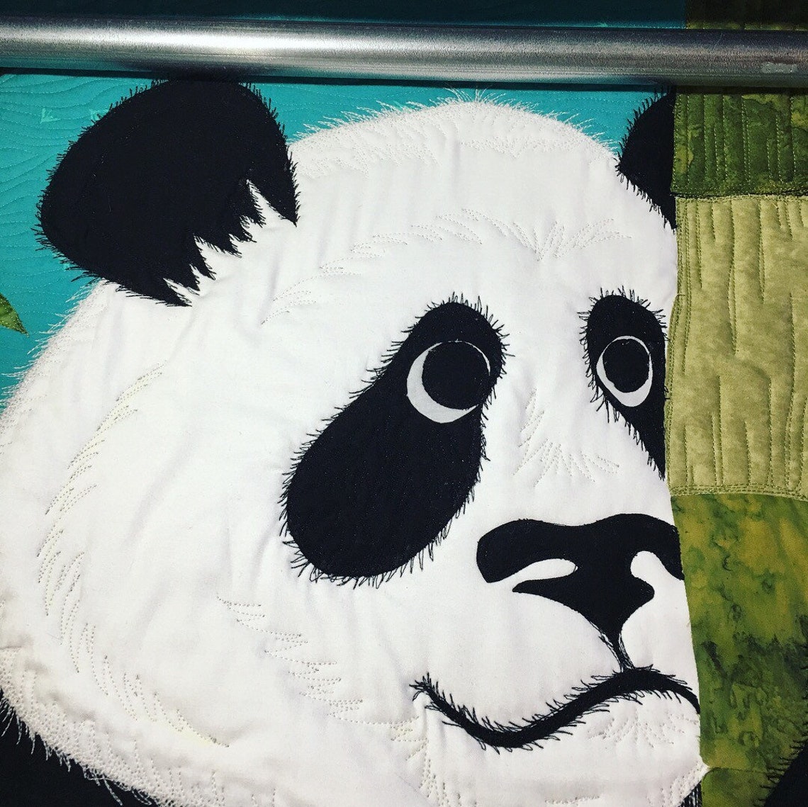 Quilt Pattern Peeking Panda Baby PDF // Baby Panda//baby | Etsy