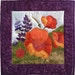 Quilt Pattern PDF //poppies and Lupine Mini Quilt Pattern // Art Quilt ...