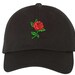 Flowers Dad Hat, Red Rose Baseball Cap, Sunflower Dad Hat Cherry ...