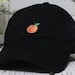 Peach Embroidered Baseball Cap, Funny Peach Butt Hats - Etsy