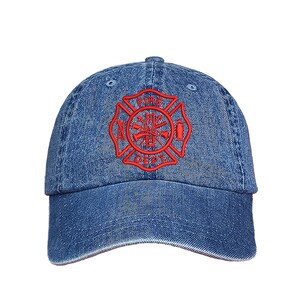 Firefighter Baseball Hat, Fireman Caps, Maltese Cross Baseball Caps ...