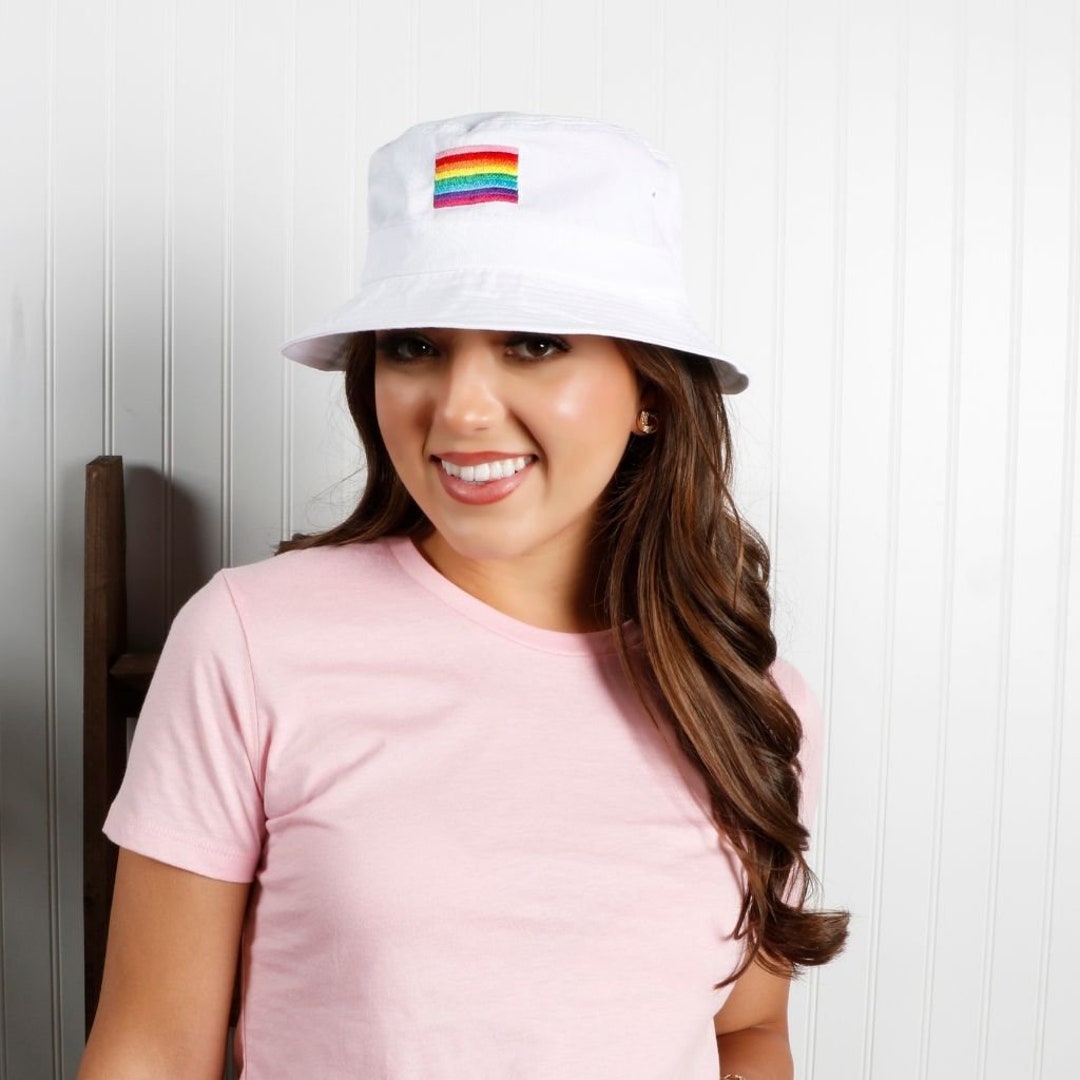 Pride Flag Bucket Hat OG Pride Logo 1978 Bucket Hat, Pride Sun Hats ...