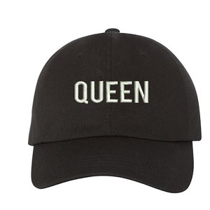 KING & QUEEN Baseball Cap, Couples Dad Hats, His and Hers Baseball Hat ...