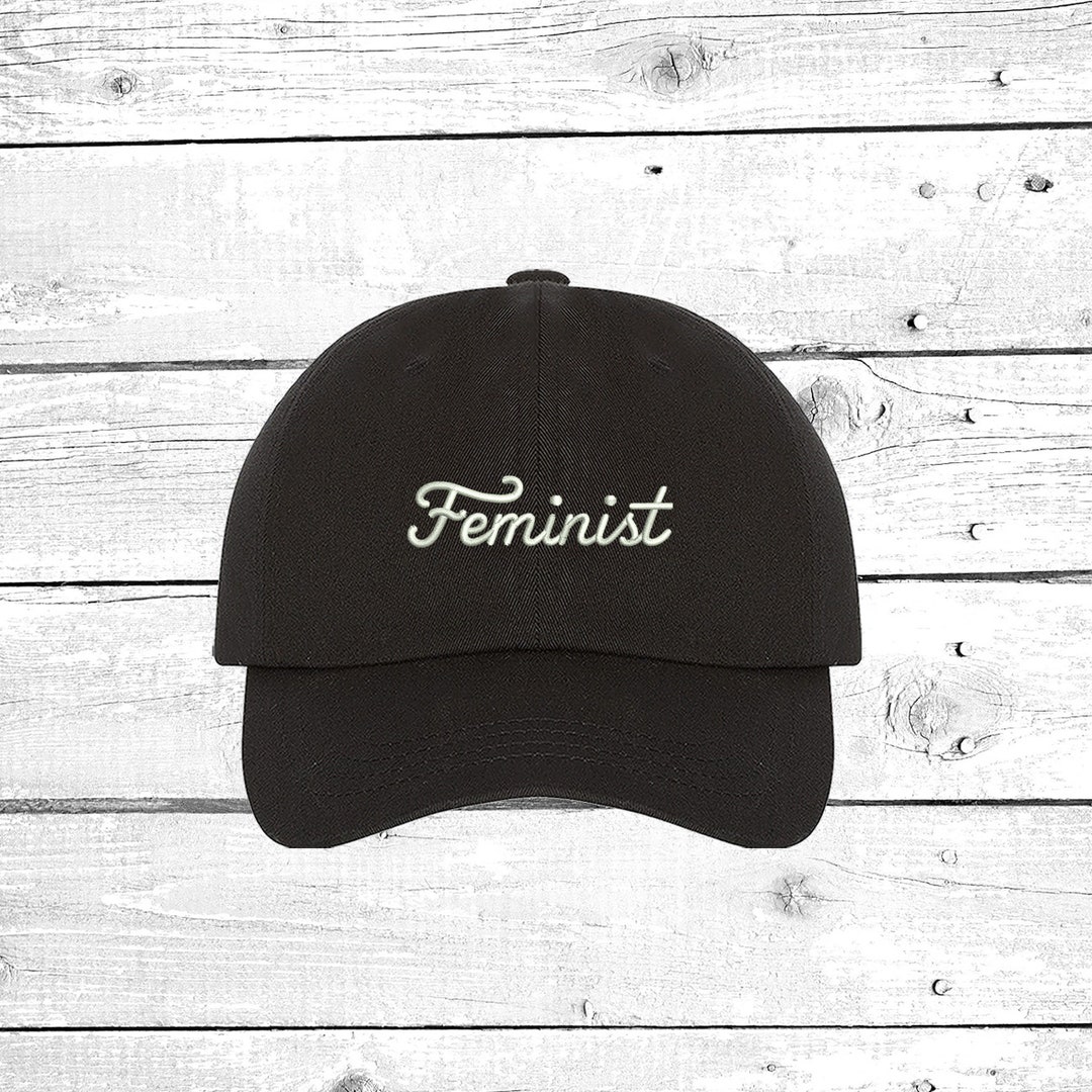 FEMINIST Cursive Hats Feminism Baseball Caps Women Empowerment Gift ...