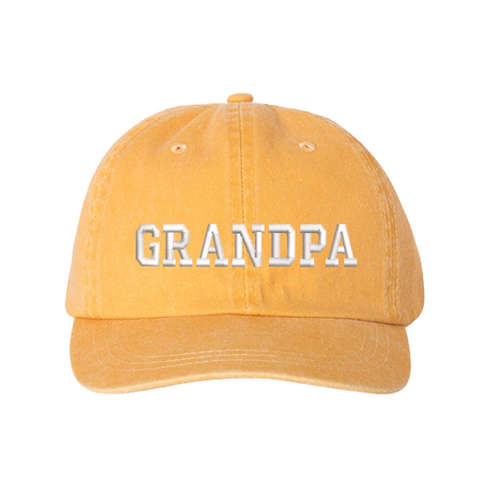 Grandpa Washed Baseball Dad Hat, Grandpa Hat, Embroidered Dad Hat ...
