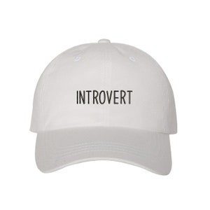 Introvert Dad Hat Baseball Cap Funny Gift for Introvert Eww People Hats ...