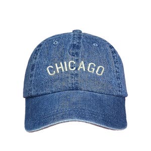 Chicago Dad Hat, Low Profile Embroidered Baseball Cap - Etsy