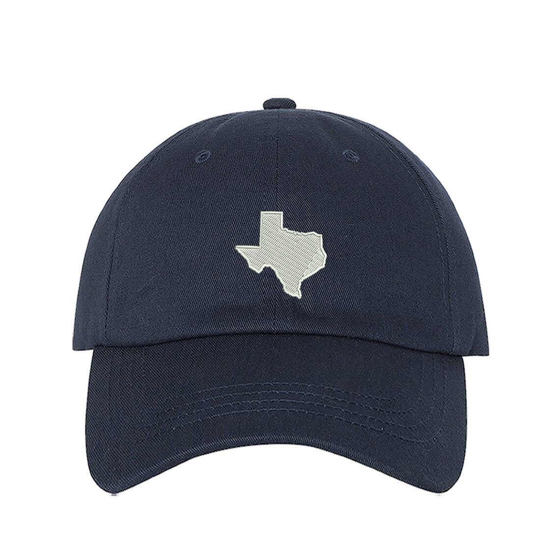 Texas Baseball Hat Map of Texas Hats I love Texas State Dad | Etsy