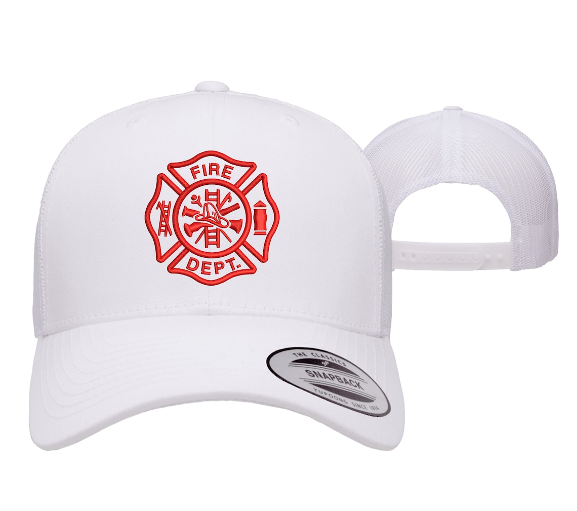 Fire Department Trucker Hats Fireman Baseball Caps | Etsy