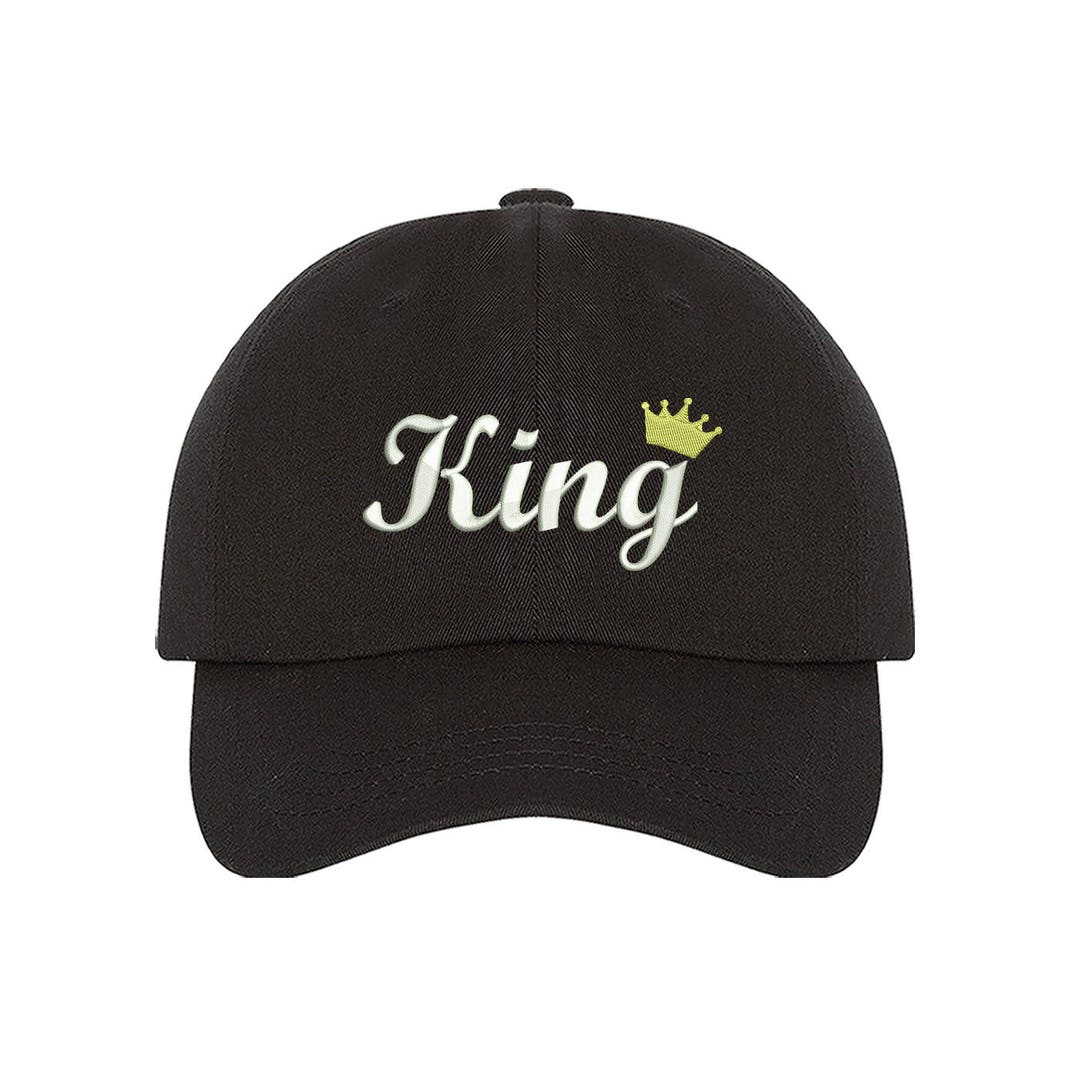 KING Dad Hat King Queen Hats King and Queen Gift King Dad Hats ...