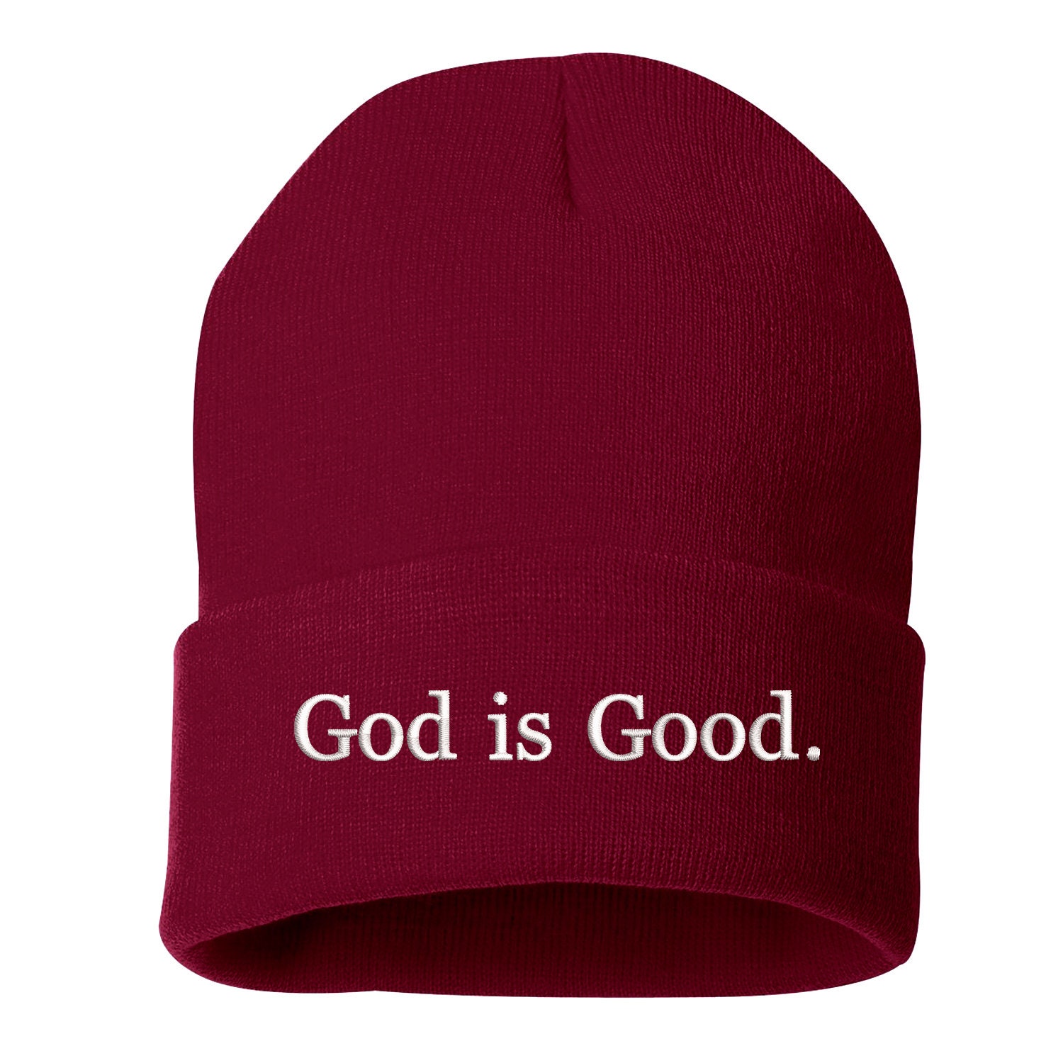 God is Good Unisex Beanie Hat Embroidered Beanie Religion - Etsy