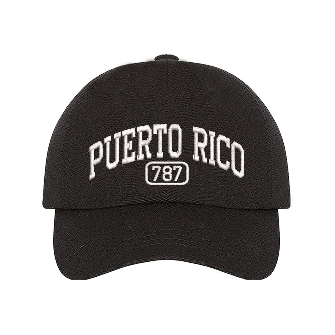 Puerto Rico 787 Baseball Cap – Puerto Rico Baseball Hat – Boricua ...