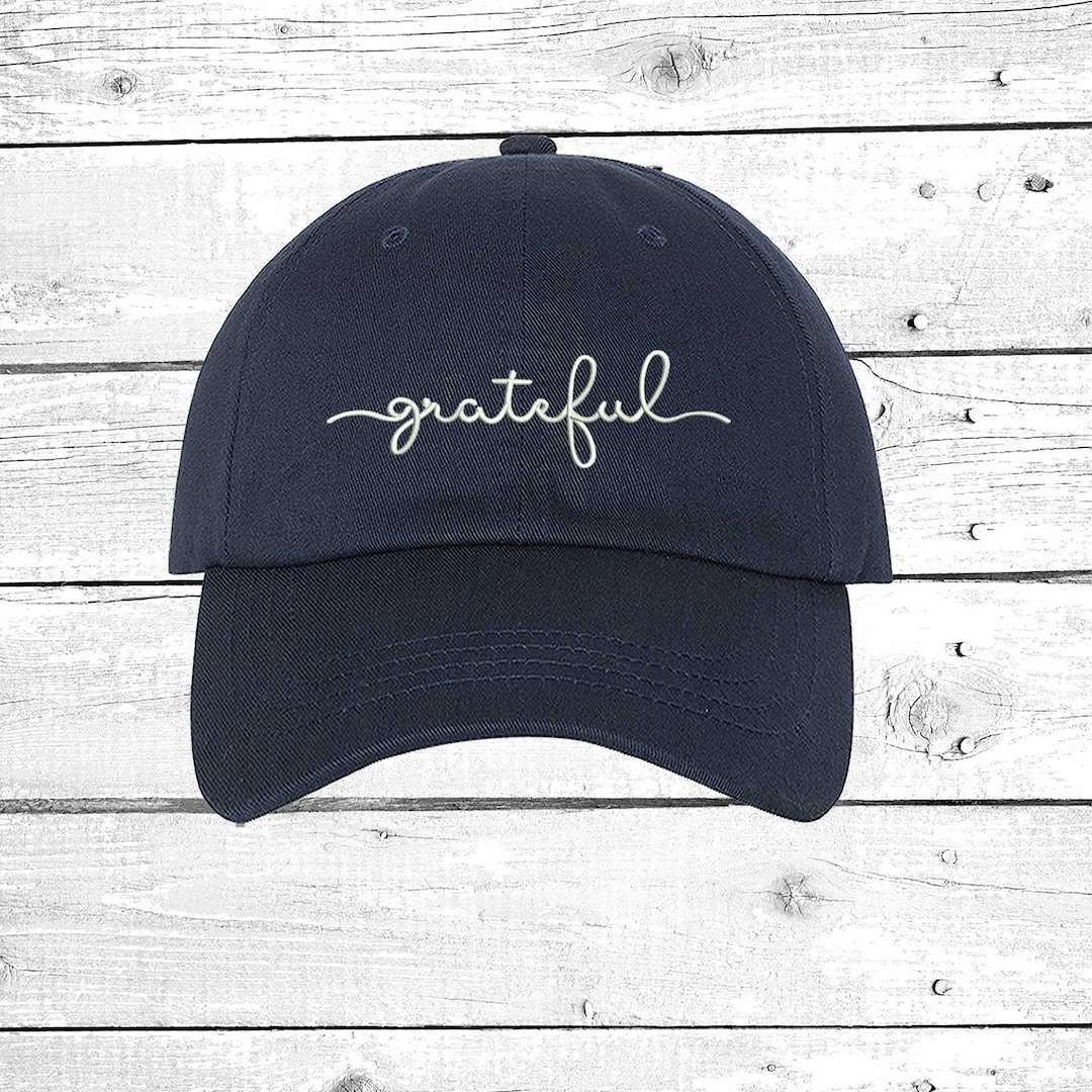Grateful Hats Thankful Cap , Fall Baseball Cap, Thanksgiving Baseball ...