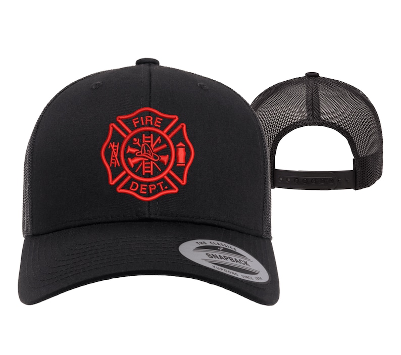 Fire Department Trucker Hats, Fireman Baseball Caps, Firefighter ...