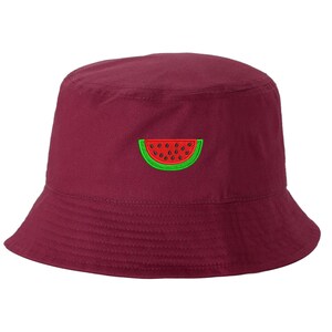 Watermelon Bucket Hat, Melon Sun Hat, Fisherman Bucket Hat, Trendy ...