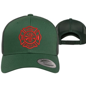 Fire Department Trucker Hats, Fireman Baseball Caps, Firefighter ...