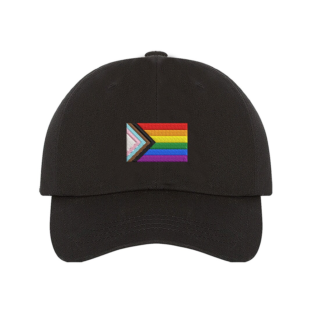 Embroidered Quasar Pride Flag Hat, Cotton Baseball Cap - Etsy