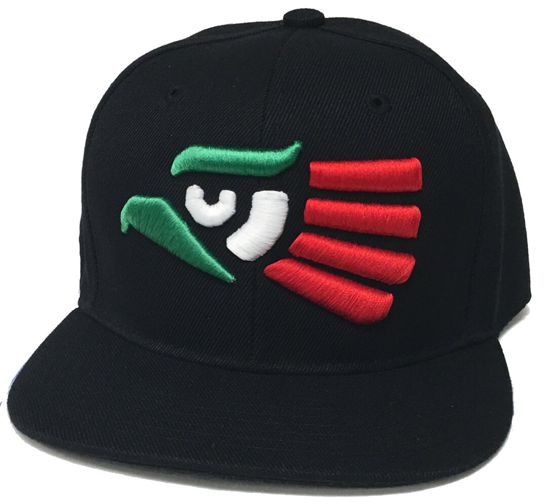 Flat Bill Snapback Cap Hat HECHO EN Mexico 3D Eagle Mexico Hip Hop ...