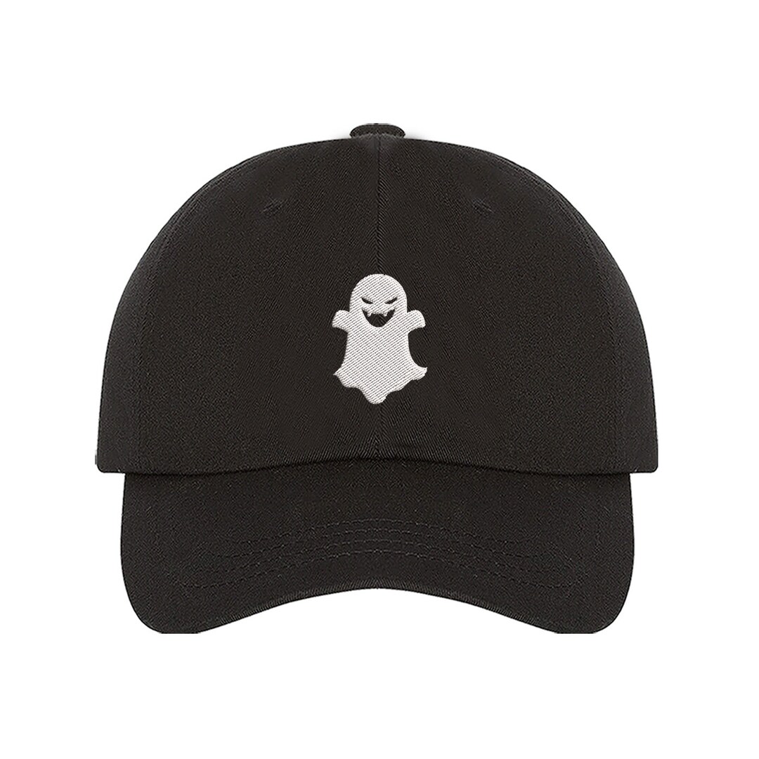 Ghost Baseball Hat, Embroidered Dad Hat, Unisex Baseball Hat, Ghost Baseball Cap, Halloween Hat ...