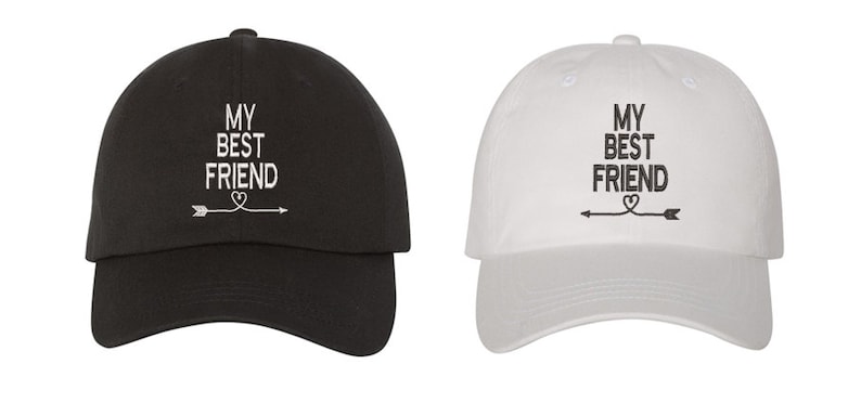 My Best Friend Baseball Hat Couples Hat His and Hers Baseball Hats ...