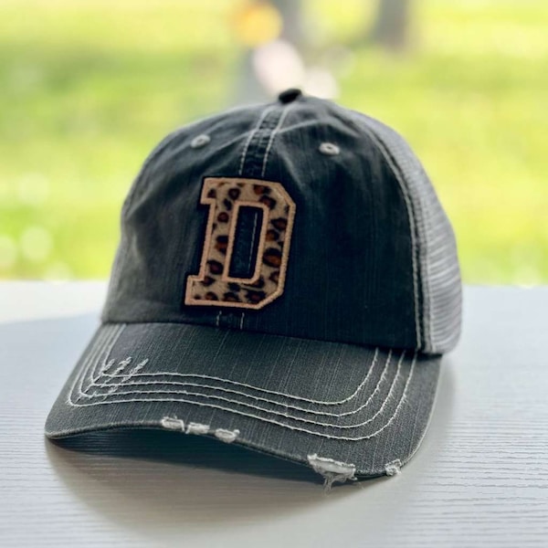 Hat With Initials - Etsy