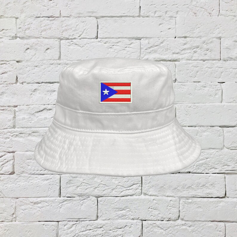 Puerto Rican Flag Bucket Hat Puerto Rico Sun Hats Fisherman | Etsy