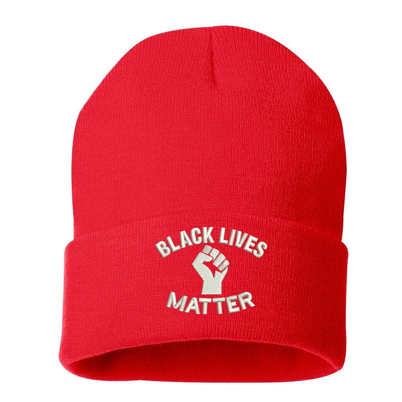 Beanie Hat Black Lives Matter Beanie, BLM Beanie Hat, Women's March ...