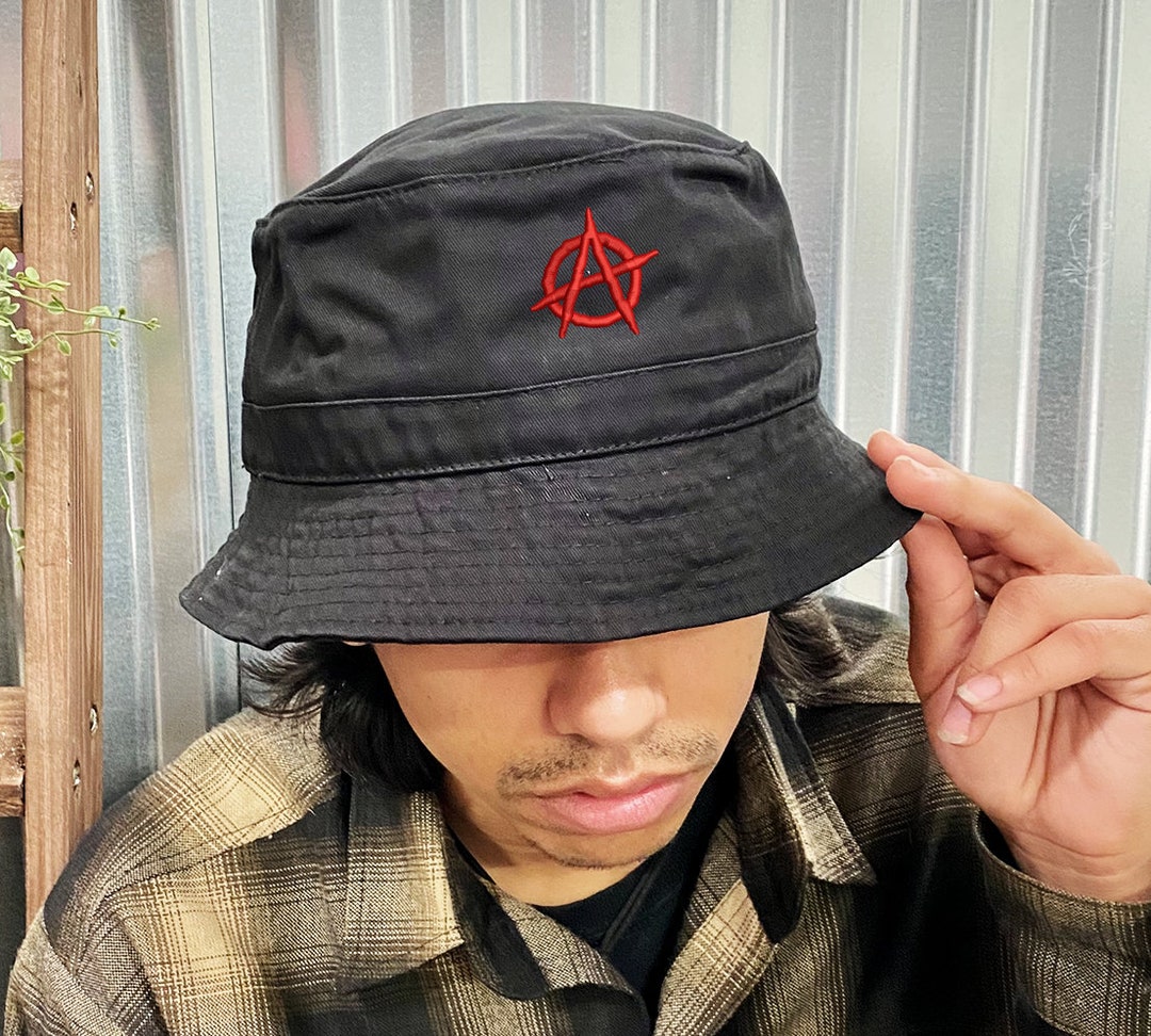 ANARCHY Bucket Hat, Sun Hats, BLM Fisherman Bucket Hats, Punk Rock Hats ...