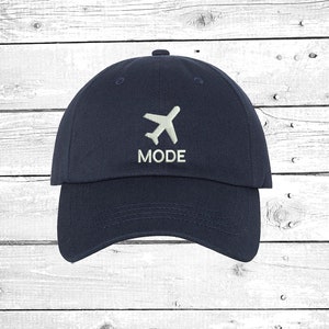 Airplane Mode Baseball Hat Travel Hats Gift for Travelers Unisex Caps ...