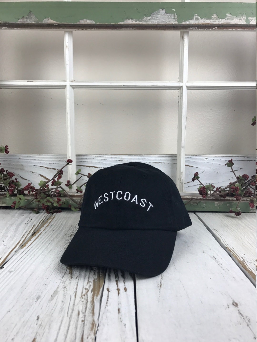 Westcoast Dad Hat | Embroidered Cotton Baseball Cap - Etsy