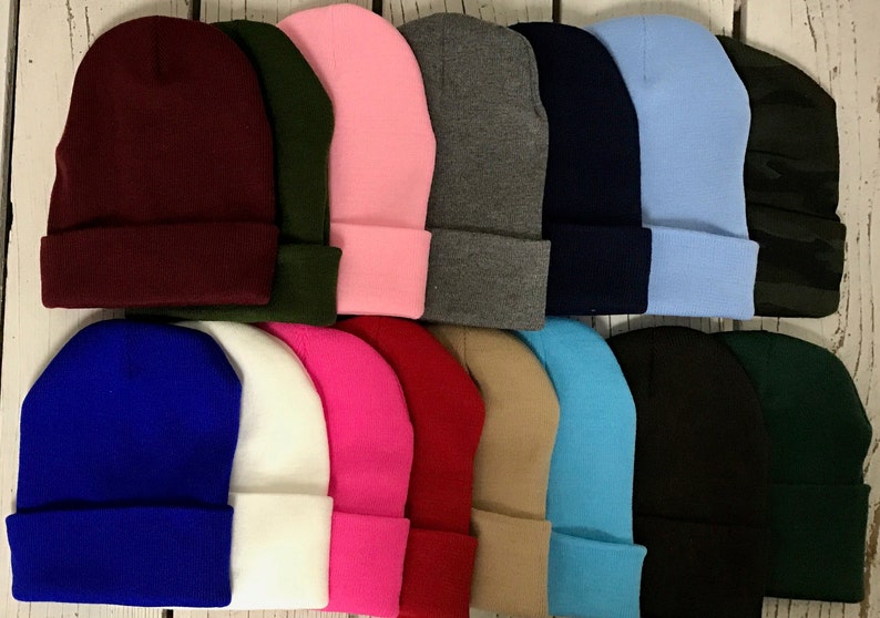PAPI Embroidered Beanie Cuffed Cap Multiple Colors | Etsy