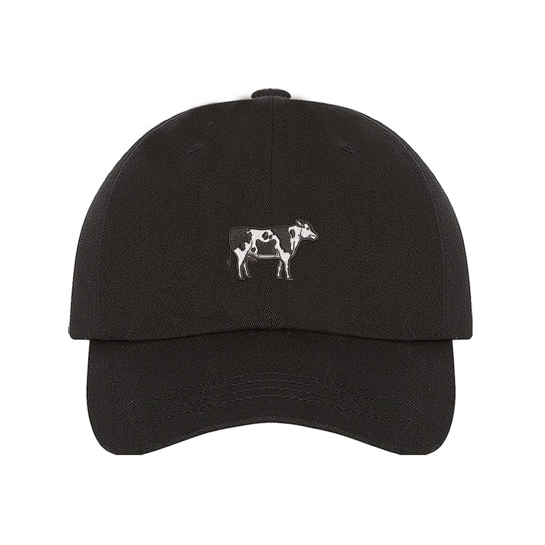 Holstein Cow Baseball Hat Embroidered Dad Hat, Cow Baseball Cap Hat ...