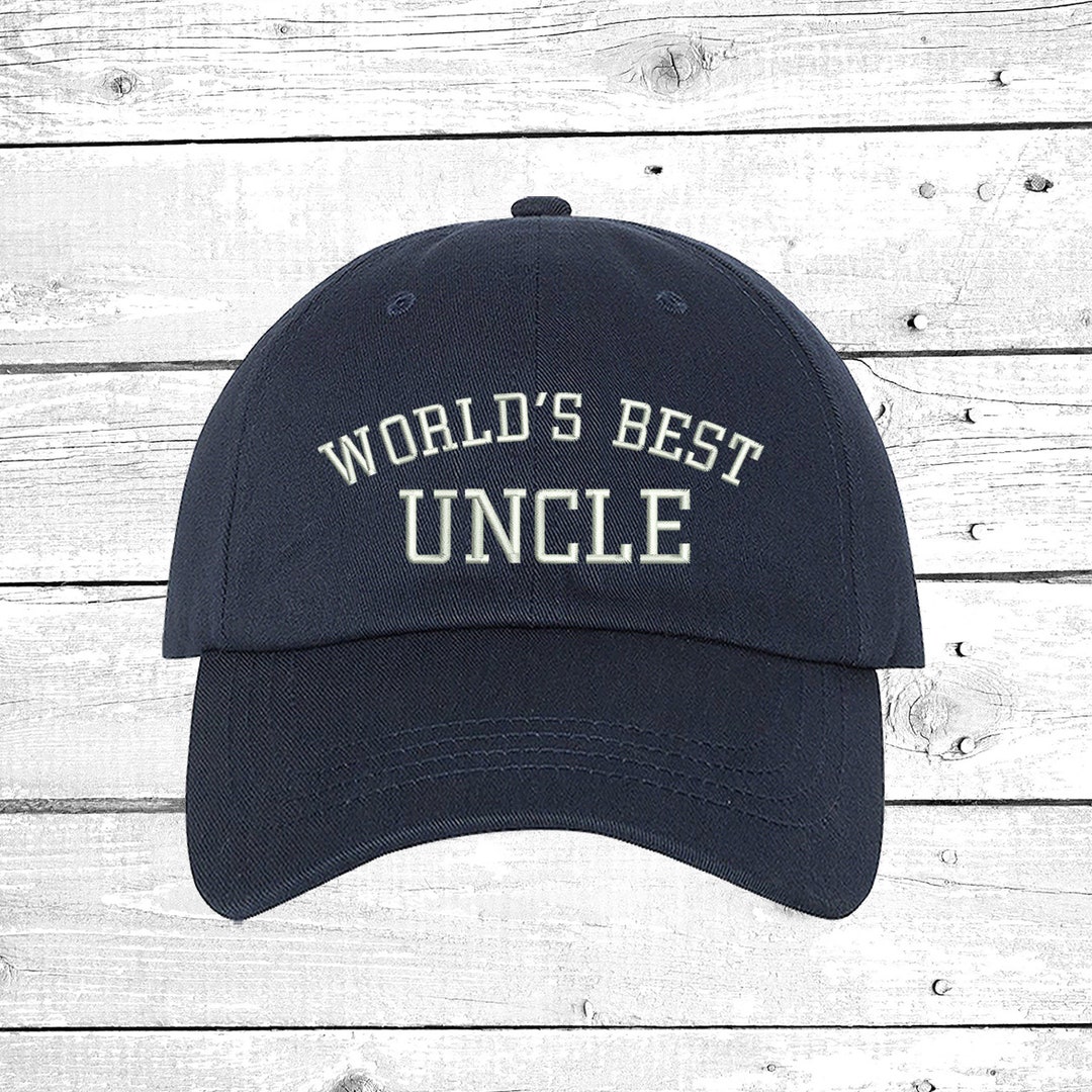WORLD'S BEST UNCLE Baseball Hat Embroidered Hats Uncle Baseball Caps ...