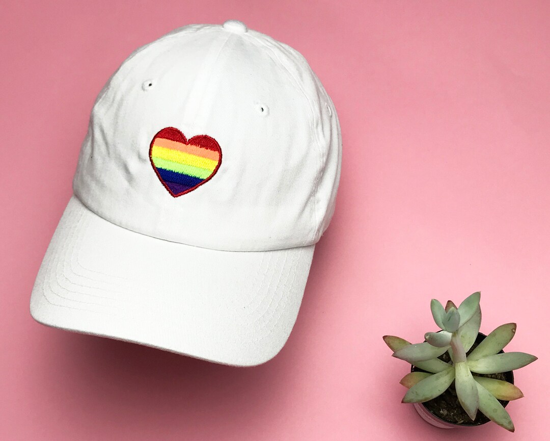 PRIDE Dad Hat Gay Pride Cap, Lgbt Hat, Rainbow Baseball Hat , Lesbian ...