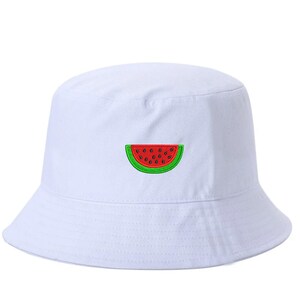 Watermelon Bucket Hat, Melon Sun Hat, Fisherman Bucket Hat, Trendy ...