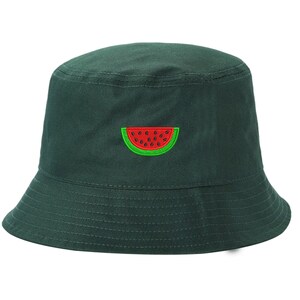 Watermelon Bucket Hat, Melon Sun Hat, Fisherman Bucket Hat, Trendy ...