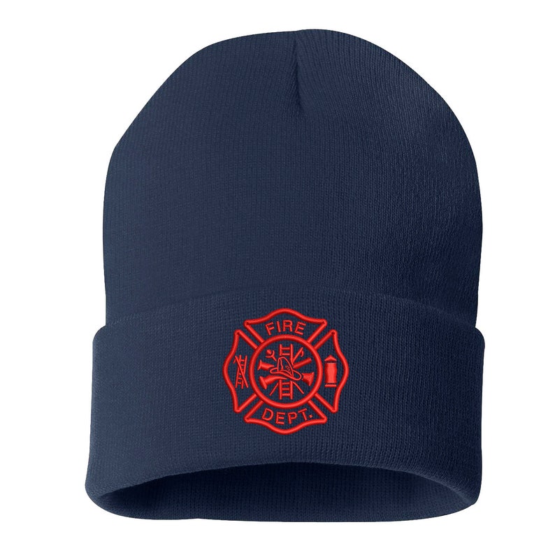 Fireman Skull Beanie Hat Winter Hat Fire Department Cap - Etsy Norway