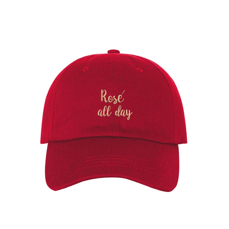 ROSE ALL DAY Dad Hat Rose Wine Hats Booze Drinking Hats | Etsy