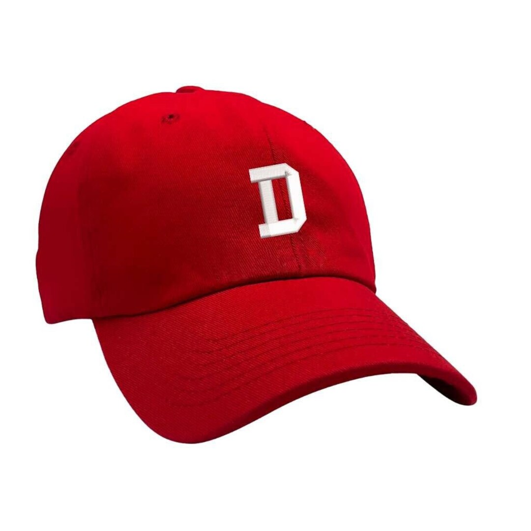Custom 3D Puff Baseball Cap With Embroidered Letter Initial ...