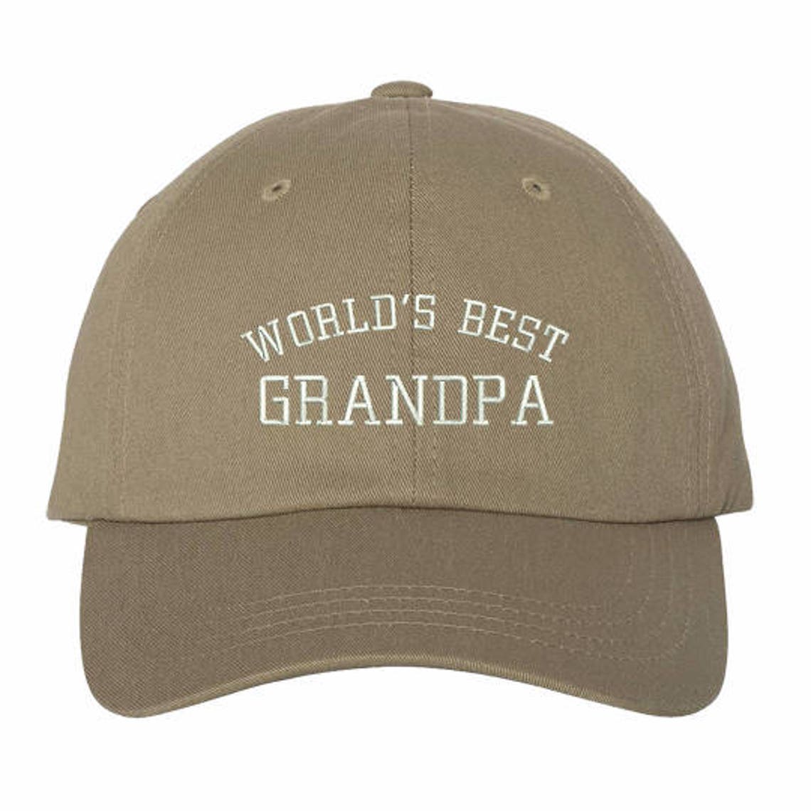 World's BEST GRANDPA Dad Hat for Best Buds Grandfather Gift for Grandpa ...