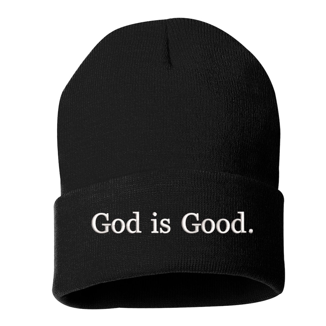 God is Good Unisex Beanie Hat, Embroidered Beanie, Religion Beanie ...