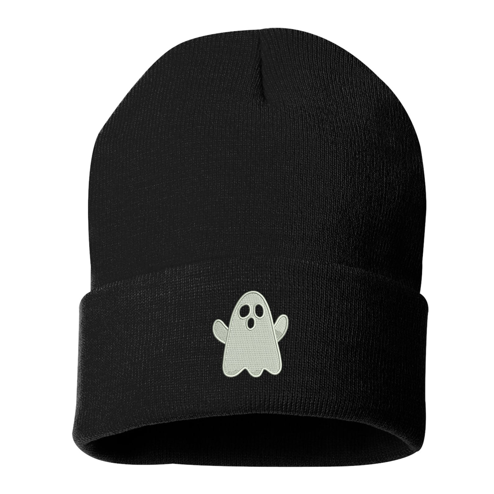 Ghost Skull Beanie Hat Winter Hat Ghost Cap Embroidered - Etsy