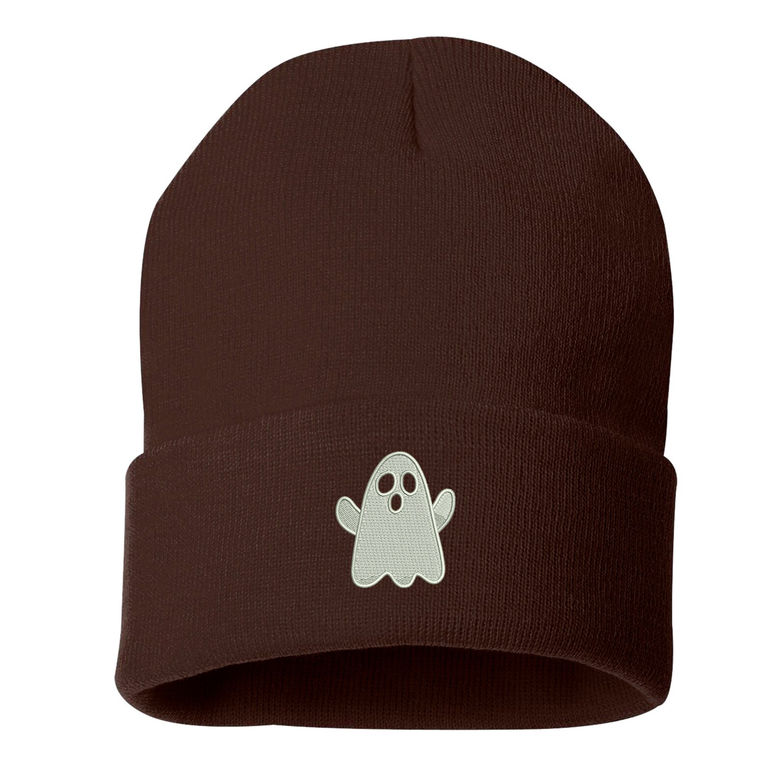 Ghost Skull Beanie Hat Winter Hat Ghost Cap Embroidered - Etsy